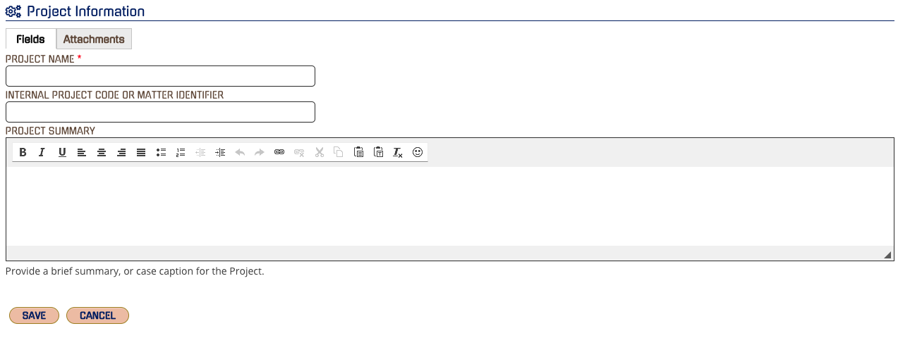 CloudNine Analyst: How to Create a Project